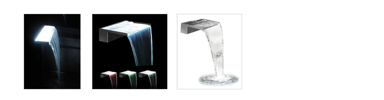 Ornamental Water Feature - Stainless Steel Waterfalls - Atlantic Pools ...